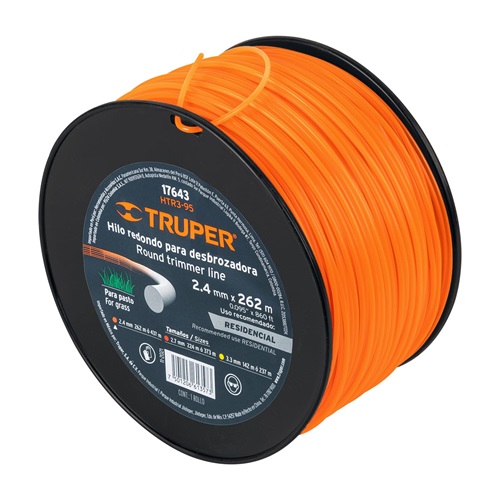 HILO TRUPER PARA CHAPEADORA ROLLO NARANJA 2.4 MM * 262 METROS | El Rejo Web